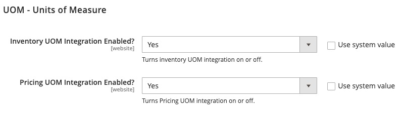 UOM - Units of Measure Settings · Trellis Docs